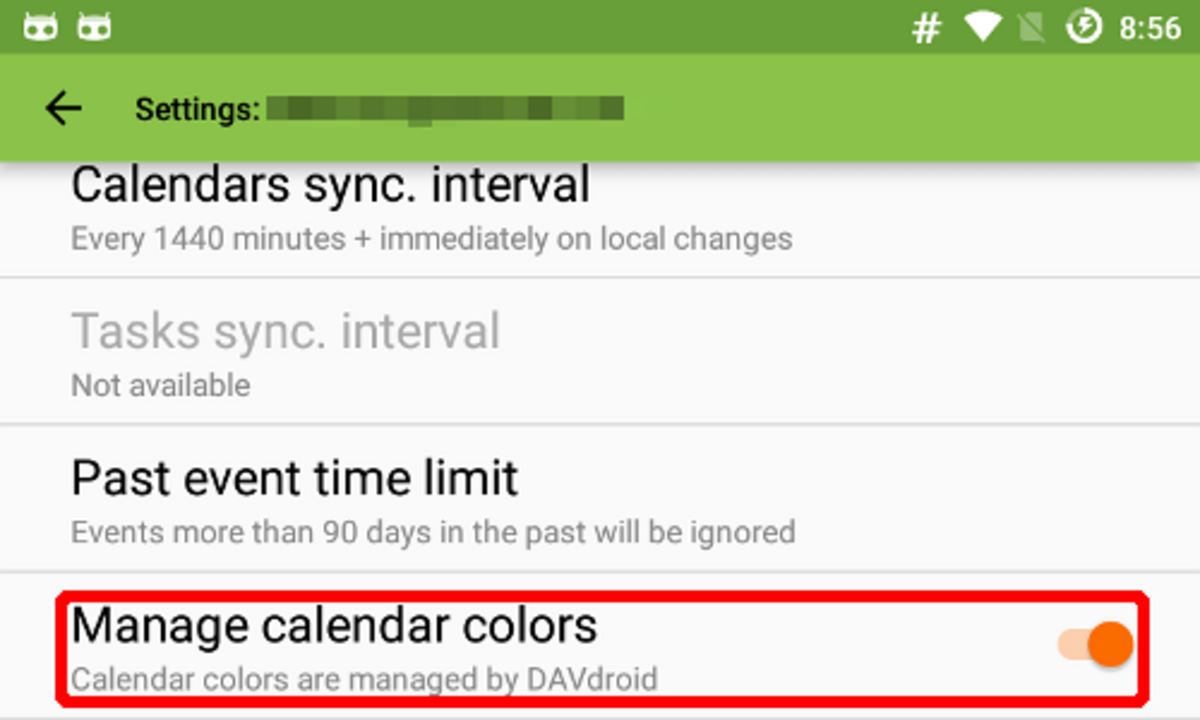 How can I change my calendar colors?